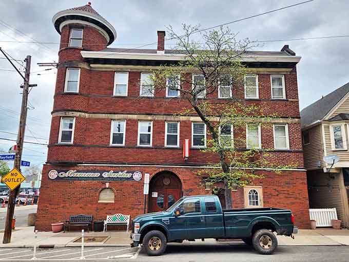 That corner brick building holds more delicious secrets than you'd ever guess from the outside.