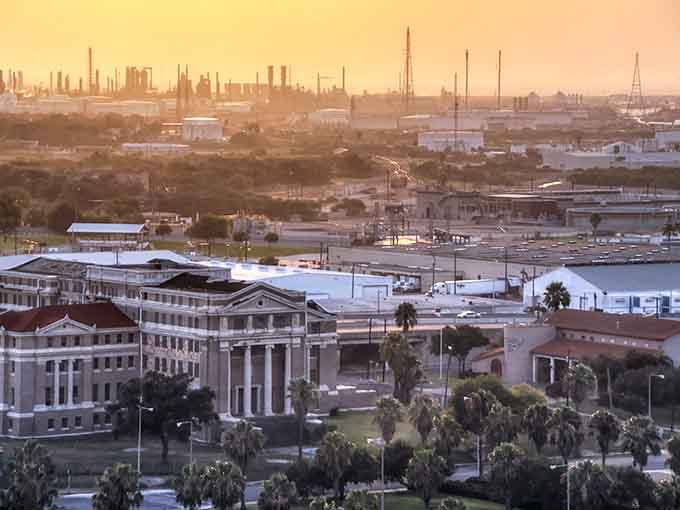 Golden hour over Corpus Christi proves that some of life's best views come without a subscription fee.