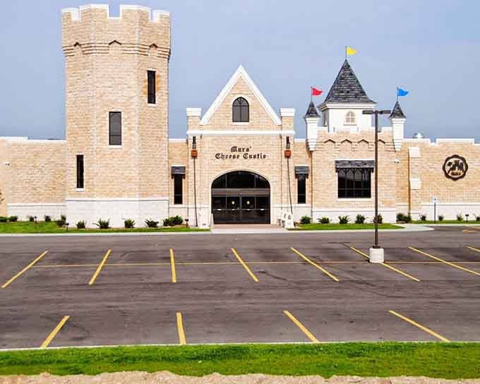 Behold: the only fortress where the drawbridge leads to dairy products instead of danger.