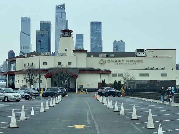 The exterior promises waterfront elegance, and spoiler alert: the interior and food deliver on that promise spectacularly.