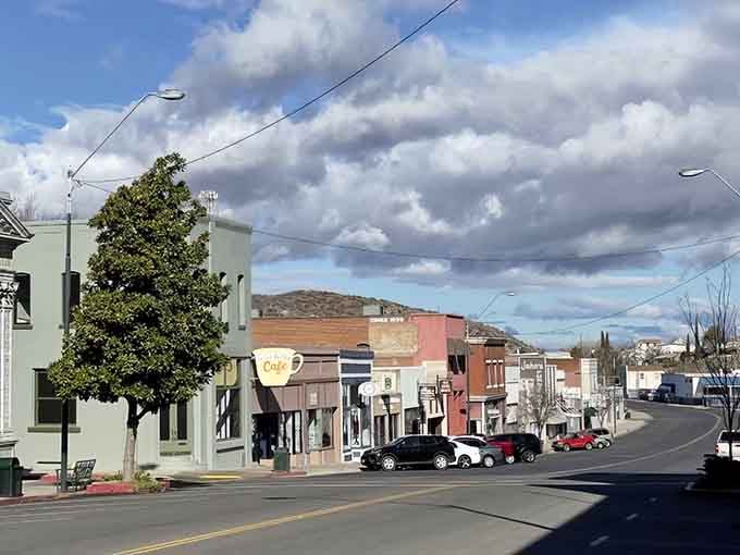 Broad Street stretches out like a timeline of Arizona history, minus the tourist traps and inflated prices.