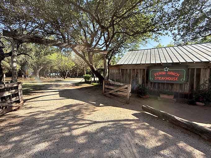 When the GPS says you've arrived at paradise, this is what it looks like under the Texas sky.