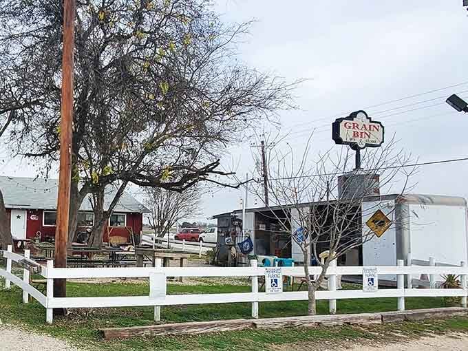 That grain bin sign towering over the highway isn't selling feed, it's advertising your next food obsession.