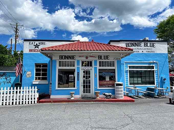 The red-tiled roof and charming facade prove that gas stations can have spectacular second acts.