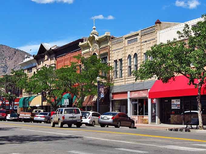 Downtown looks straight out of Colorado&rsquo;s history, with distant mountains keeping watch over the town.