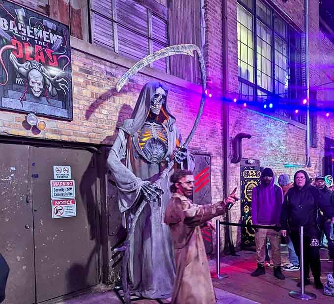 That towering Grim Reaper outside isn't just decoration&mdash;it's your first warning to turn back now.