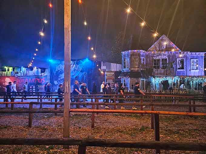 The fog machines work overtime here, creating atmosphere thick enough to hide approximately seventeen different nightmare scenarios.