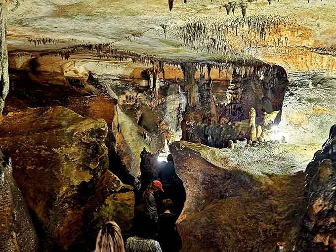 When the ceiling and floor decide to meet in the middle after a few thousand years, magic happens underground.