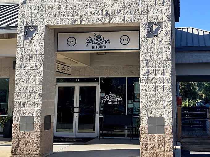 That unassuming storefront hides a tropical treasure that'll transport your taste buds straight to the Hawaiian islands.