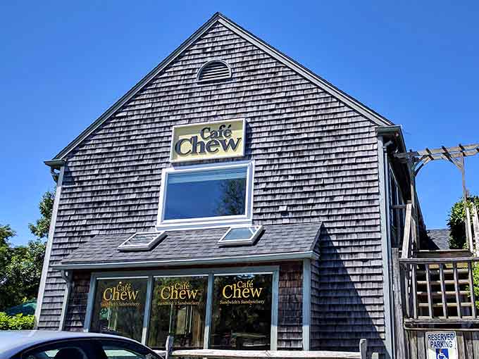 When a building wears its character this proudly, you know the food inside isn't playing games either.