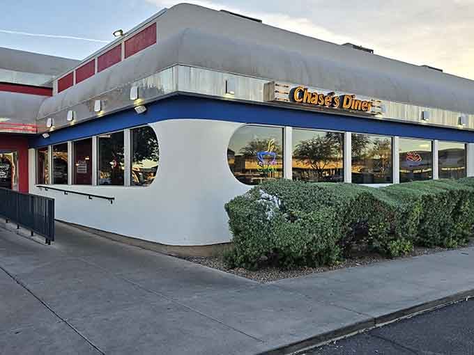 That curved exterior isn't trying to be retro, it just is, like finding your grandmother's perfectly preserved vintage car.