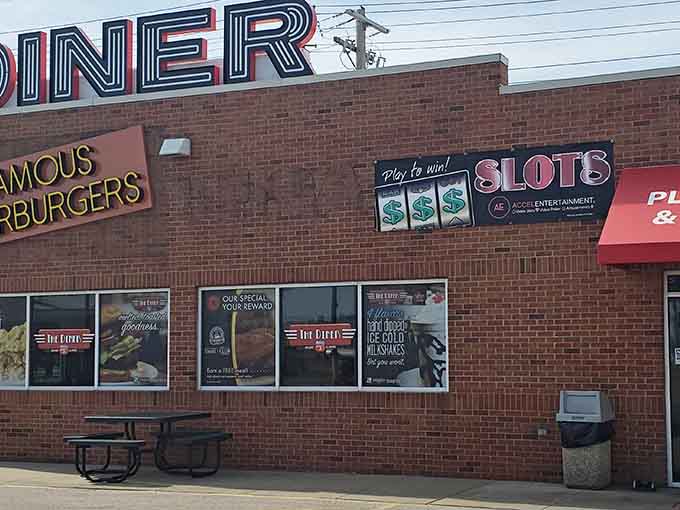 That brick facade and neon signage aren't trying to impress anyone, just feed them exceptionally well.