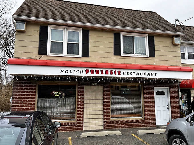 That unassuming storefront hides some of the most authentic Polish cooking you'll find outside Warsaw itself.