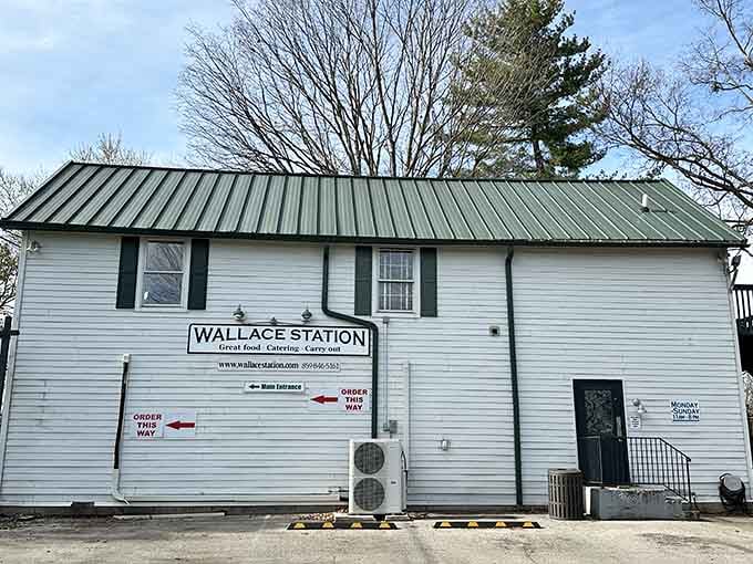 That unassuming white building with the green roof is hiding some of Kentucky's most legendary sandwiches inside.
