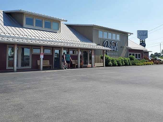 That elegant script on the tan exterior isn't just signage&mdash;it's a promise of artisan cheese excellence waiting inside.