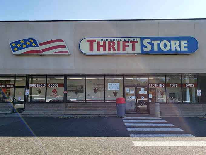 That patriotic storefront isn't just for show &ndash; inside awaits Connecticut's thrift shopping mothership.