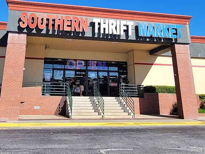 That colorful storefront isn't just inviting, it's practically begging you to come discover what treasures await inside today.