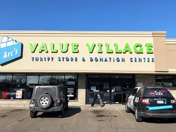 The cheerful storefront beckons like a beacon of bargain-hunting possibility in suburban Minnesota.