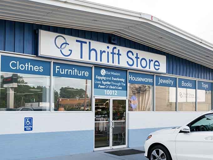 This blue-and-white storefront holds more treasures than a pirate's chest, and the parking's way easier too.
