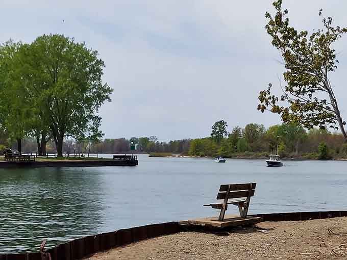 Lake Erie stretches out like nature's own infinity pool, minus the pretentious poolside service and overpriced towels.