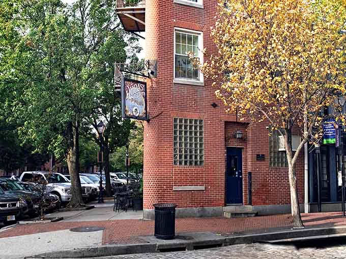 That red brick corner building isn't shouting for attention, which is exactly why you should pay attention to it.