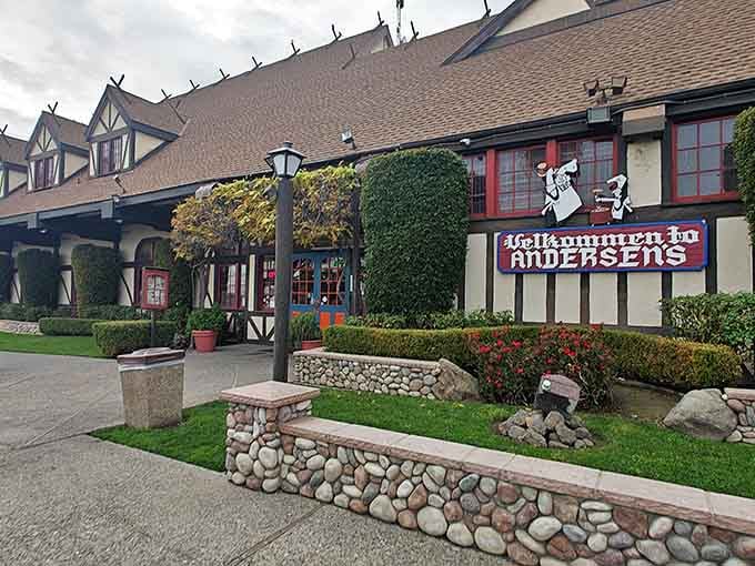 That Danish half-timbered architecture rising from the Central Valley isn't a mirage, it's your soup destination.