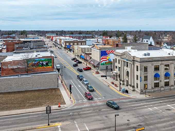 Downtown stretches out manageably before you, where traffic lights seem almost unnecessary and rush hour means three cars waiting.