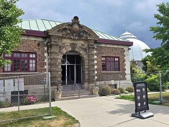 This Beaux-Arts beauty has been welcoming visitors through its grand entrance for over a century of aquatic wonder.