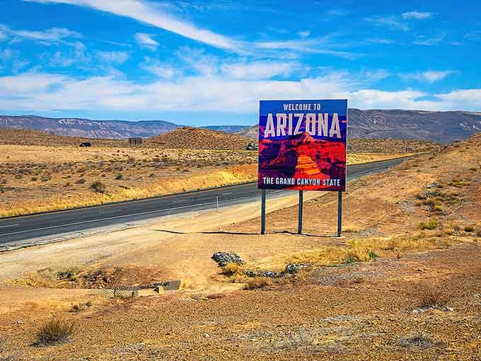 There it is, rising from the desert like a beacon of hope and air conditioning to come.