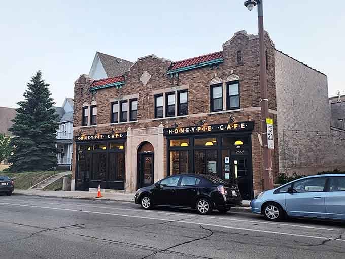 Notice how the corner location catches natural light perfectly, like the building knew it would house something special.