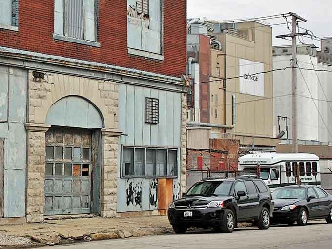 Vintage industrial charm meets small-town resilience in these streets where history refuses to be bulldozed for progress.
