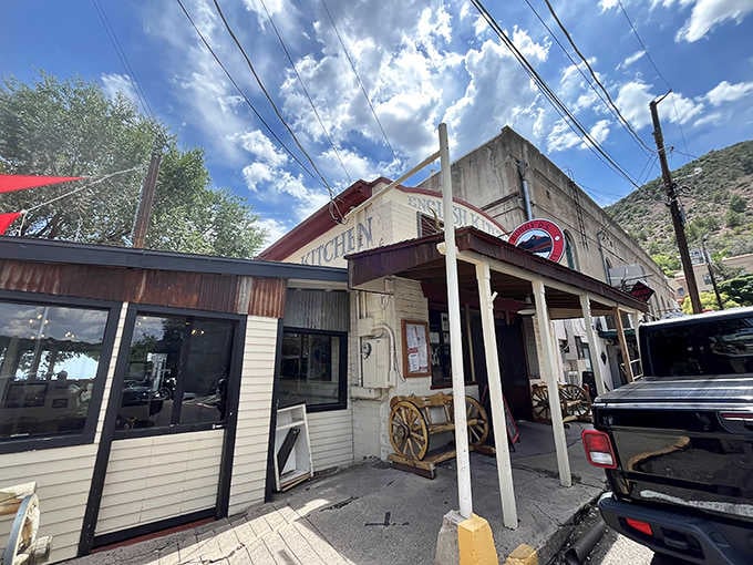 Jerome's streets weren't built for SUVs, but Bobby D's weathered facade has welcomed hungry travelers for years now.