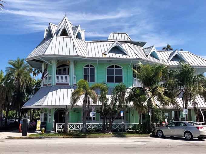 Those distinctive peaked roofs aren't just for show; they're landmarks that guide hungry souls to seafood paradise daily.