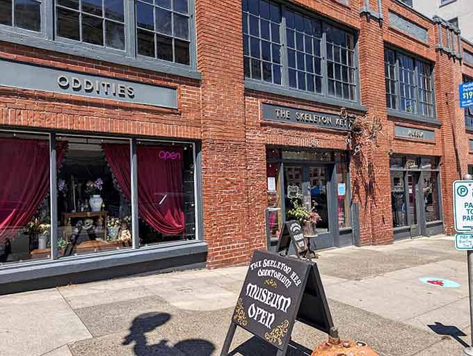 That sidewalk sign isn't kidding &ndash; this museum-shop hybrid is genuinely open and wonderfully operational.