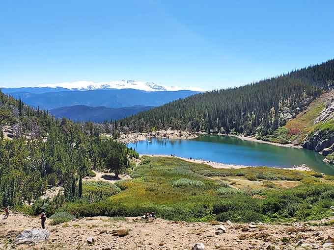 That turquoise water isn't a filter&mdash;it's just Colorado showing off its natural color palette in spectacular fashion.