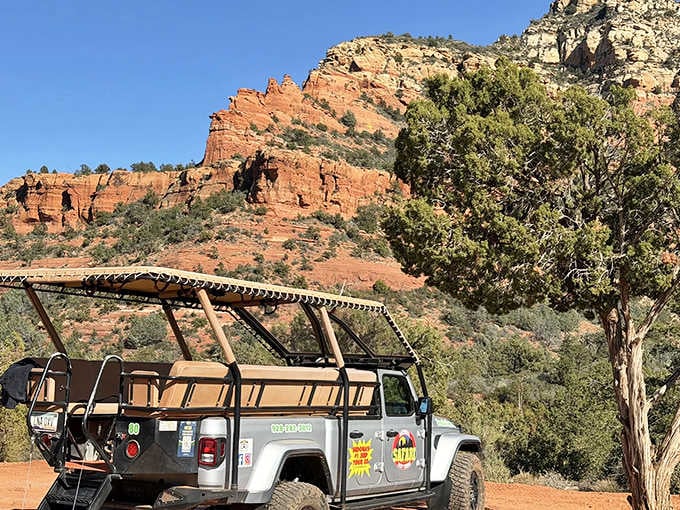 The moment those red rocks come into view, everything else fades into the background.
