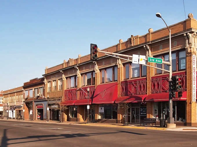 The architectural details here would make city planners weep; small towns used to build things to last forever.
