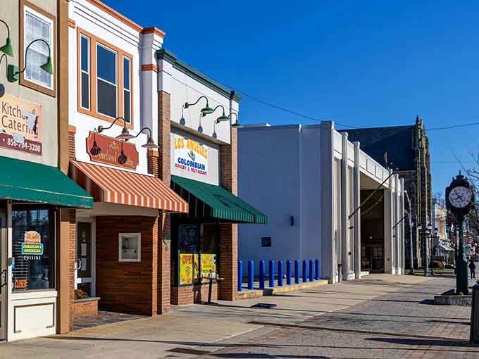 Downtown Vineland at dusk looks like a movie set where everyone actually wants to live and shop.