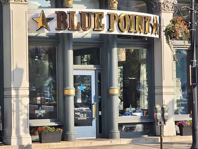 Those columns aren't just for show; they're announcing that something special happens behind these doors every single night.