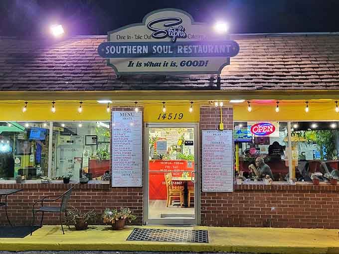 When a restaurant declares "It is What it is, GOOD!" right on the building, you know confidence runs deep.