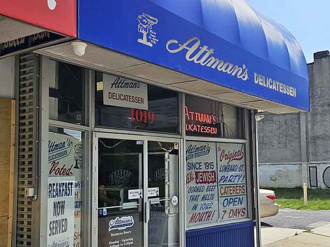 That iconic awning has been beckoning hungry souls to sandwich salvation for over a century now.