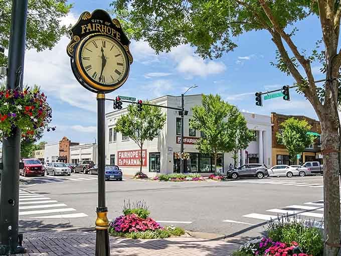 Downtown Fairhope's charming streets practically beg you to slow down and browse every single shop.