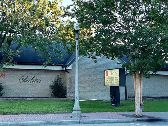 The unassuming exterior hides a treasure trove of Southern comfort waiting to welcome you inside.