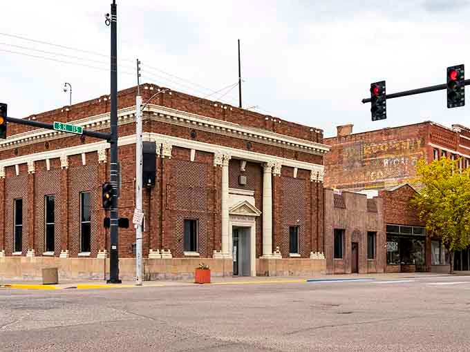 Historic downtown Florence where every storefront whispers tales of Colorado's past through perfectly preserved brick and mortar.