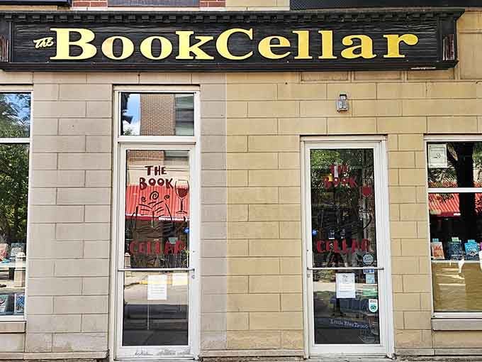 That cream-colored corner building on Lincoln Avenue holds more magic than you might expect from the outside.