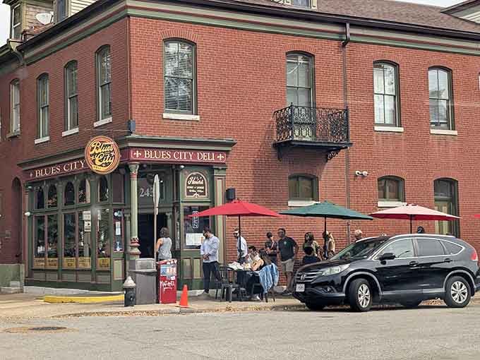 That historic brick facade isn't just pretty – it's been welcoming hungry St. Louisans to sandwich paradise for years.