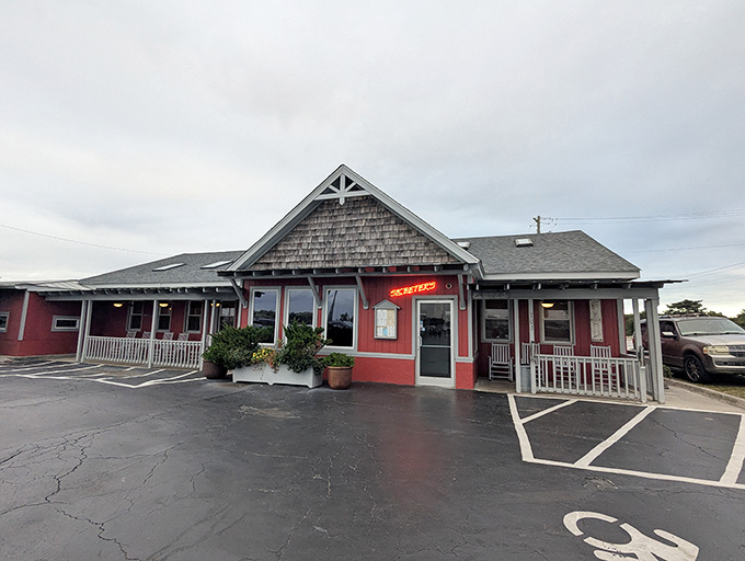 Amos Mosquito's Restaurant stands ready to welcome hungry visitors seeking whimsy and outstanding coastal cuisine together.