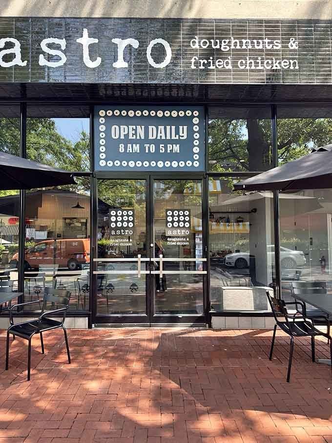 That storefront promises two of life's greatest pleasures, and the marquee lighting doesn't lie about what's inside.
