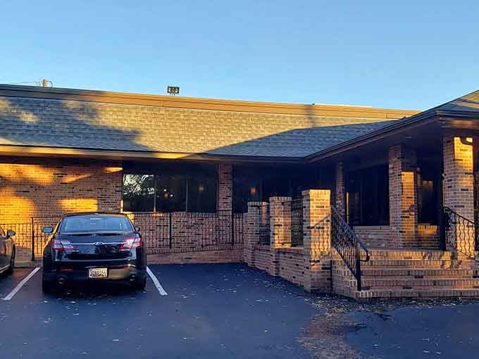 The welcoming entrance promises good things ahead, like finding the perfect parking spot on a busy day.