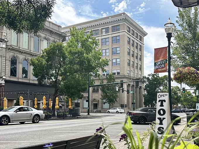 Downtown Walla Walla looks like someone preserved the best parts of small-town America in amber and added wine.